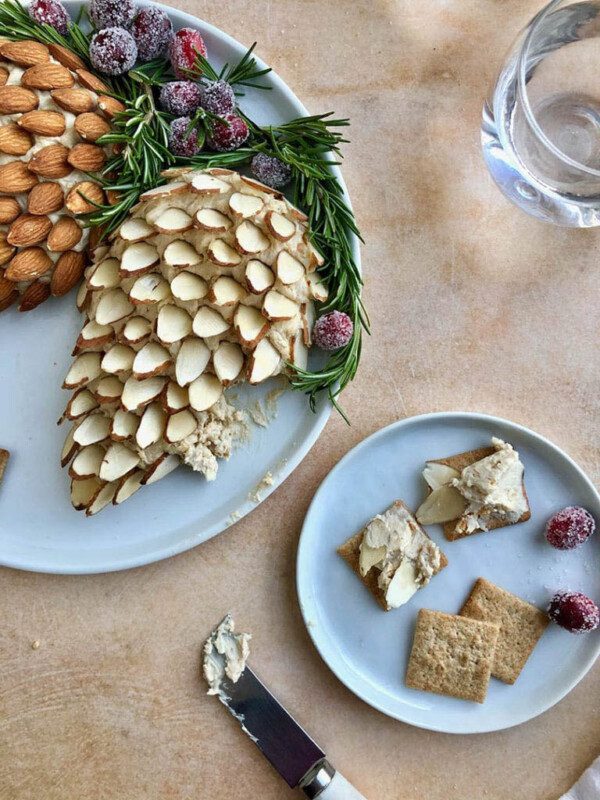 Pine Cone Shaped Cheese Ball Recipe | Ain't Too Proud To Meg