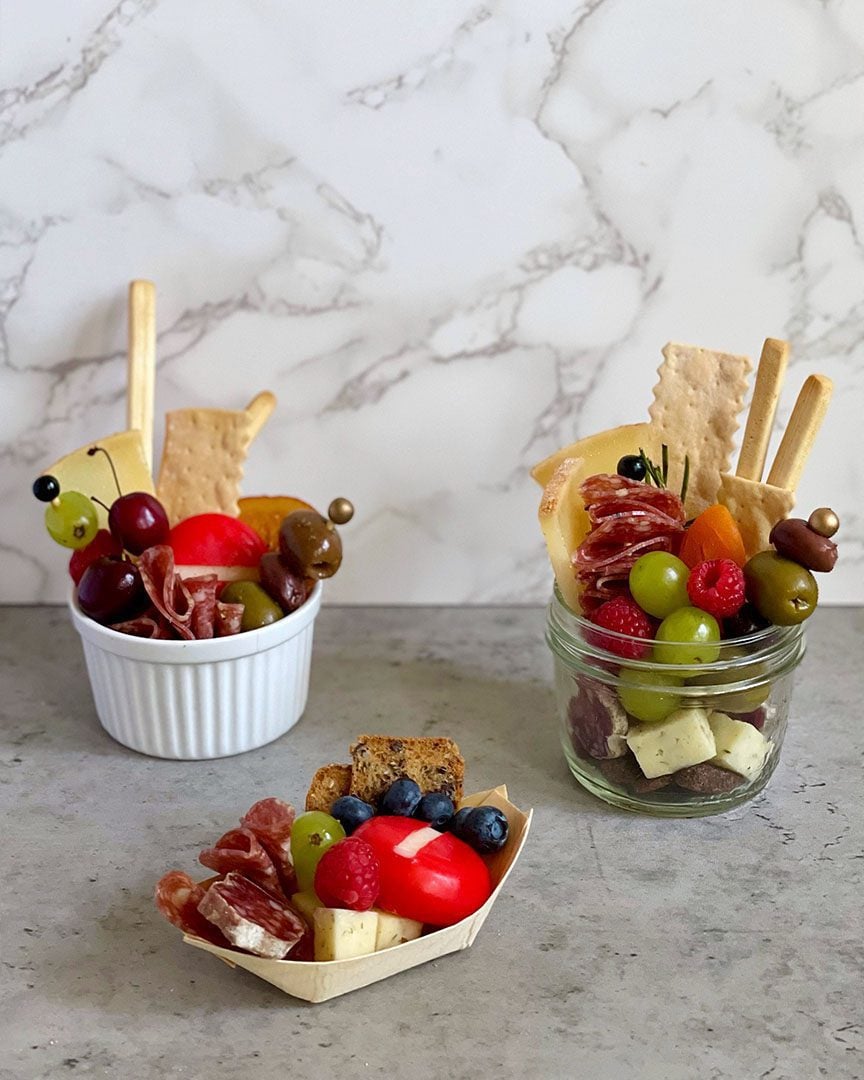 Individual Charcuterie Board in a Jar | Ain't Too Proud To Meg
