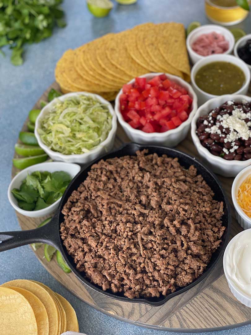 Taco Bar Toppings Ideas | Ain't Too Proud To Meg