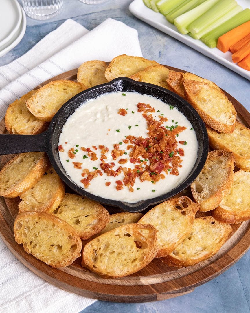 Blue Cheese Dip | Skillet Dip | Ain’t Too Proud to Meg