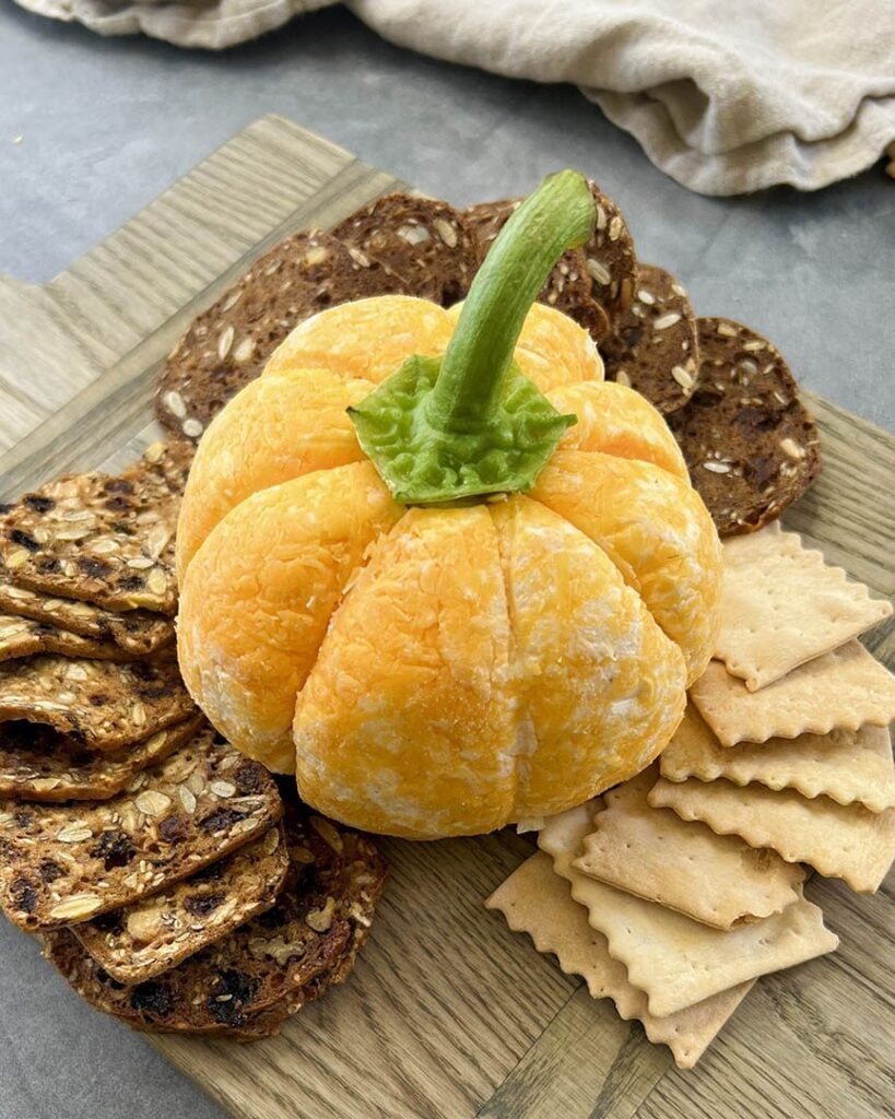 Pumpkin Cheese Ball Recipe | Ain't Too Proud To Meg