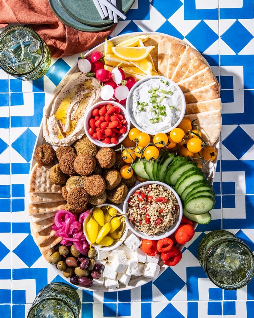 Falafel Recipe | Falafel Party Platter | Ain't Too Proud To Meg