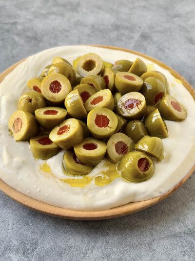 Cream Cheese & Olive Dip Recipe | Ain't Too Proud To Meg