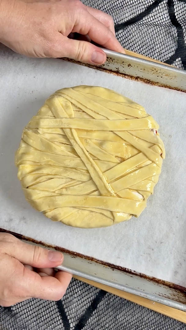 Mummy Brie | Halloween Baked Brie | Ain't Too Proud To Meg