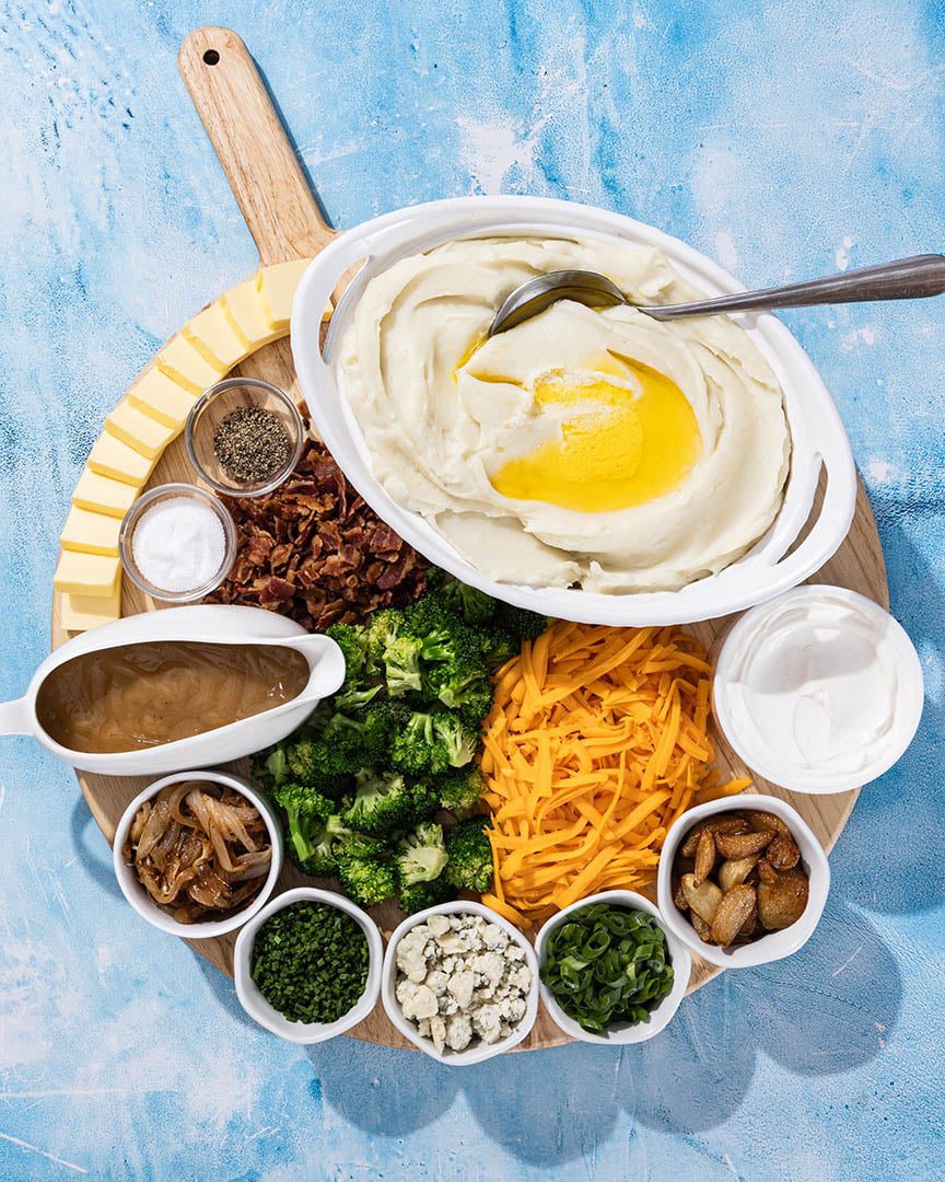 Mashed Potatoes Recipe | Potato Toppings Bar | Ain't Too Proud To Meg